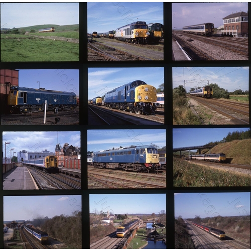 Railway. Modern Traction. A collection of approx. 120 x medium format ...