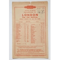 Railway. Paper Railwayana. A British Railways handbill in red ink ...