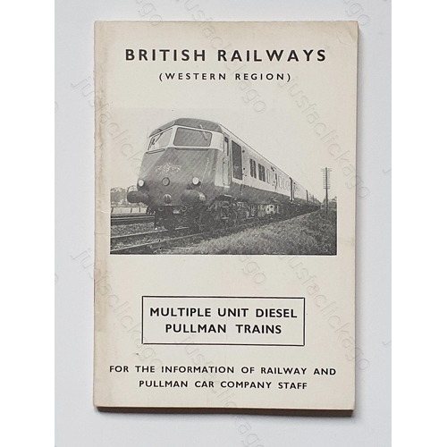 Railway. Paper Railwayana. A British Railways (Western Region), 50 page ...