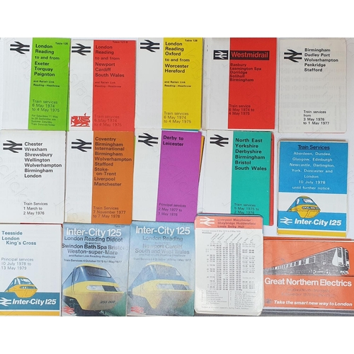 Railway. Paper Railwayana. A selection of 48 different pocket ...