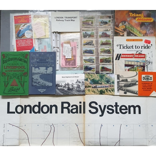 Railway. Miscellaneous. An assortment of railway tickets, leaflets ...