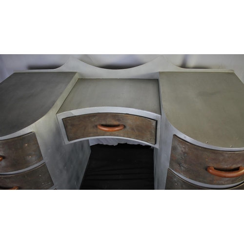 HAWKER AIRCRAFT 1930S/40S 7 DRAWER ALUMINIUM VANITY DRESSING TABLE ...