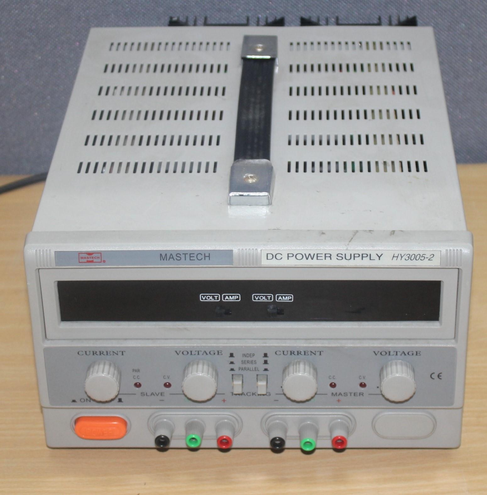 MASTECH HY3005-2 BENCHTOP POWER SUPPLY