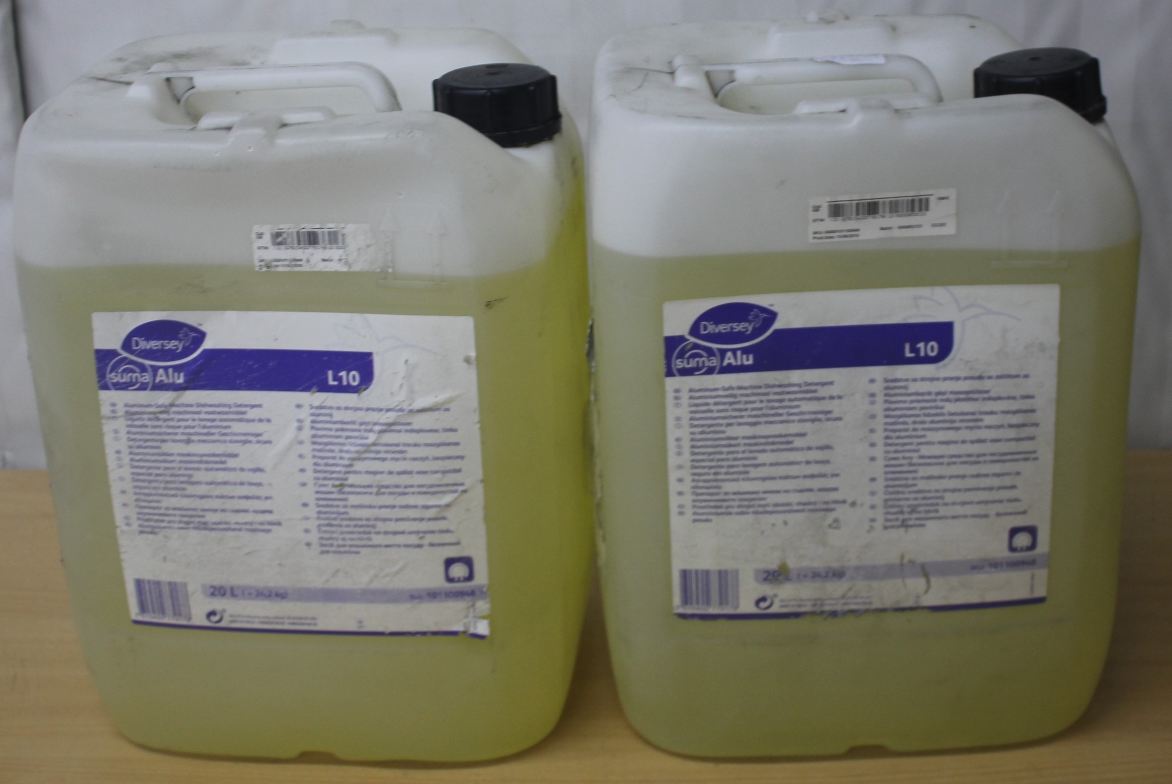 2 x DIVERSEY SUMA ALU MACHINE DISHWASHING DETERGENT 20L - WITH OPTION ...