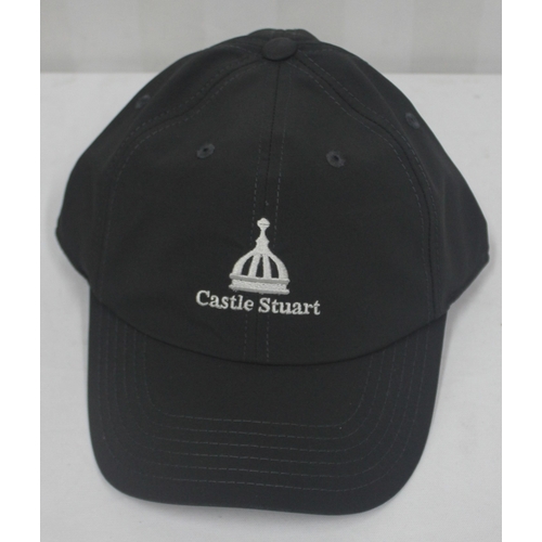2 BOXES OF CASTLE STUART BASEBALL CAPS (12 IN EACH BOX)