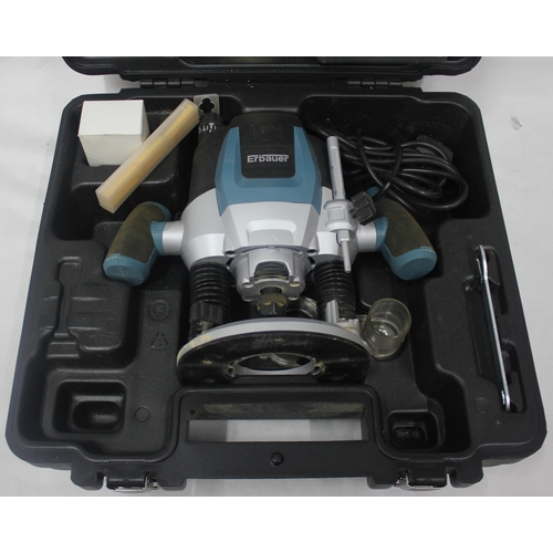 ERBAUER 2100W ROUTER WITH CASE AND ROUTER BITS