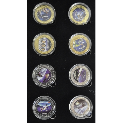 CASE OF 20 COMMERATIVE COINS - AEROSPACE 65TH ANNIVERSARY