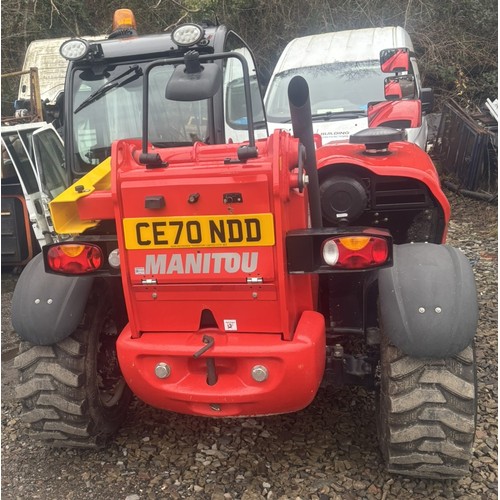 MANITOU MT625H TELEHANDLER WITH LOADING BUCKET - REGISTRATION - CE70 ...