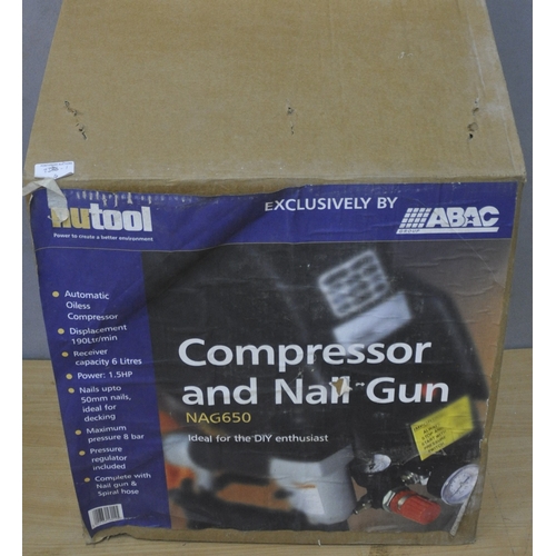 NUTOOL COMPRESSOR AND NAIL GUN SET