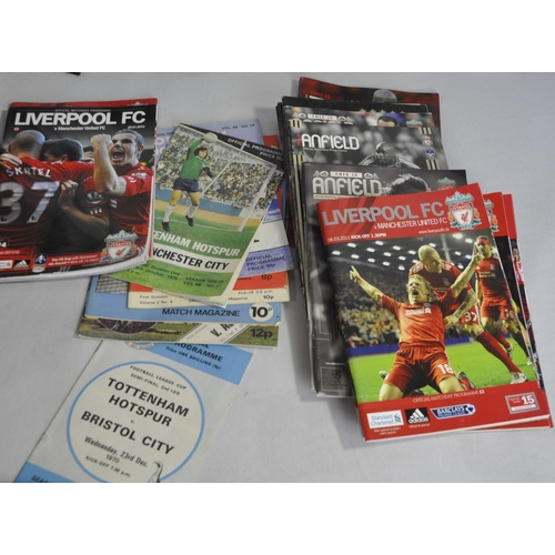 VARIOUS FOOTBALL MATCH PROGRAMMES