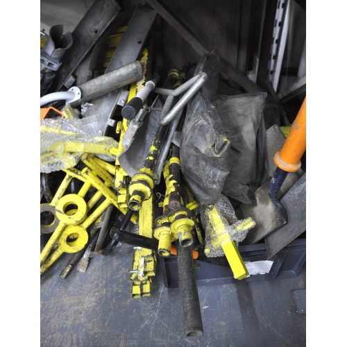 ASSORTMENT OF TELECOMMUNICATIONS KEYS AND CABLE GUIDES, MANHOLE KEYS ...