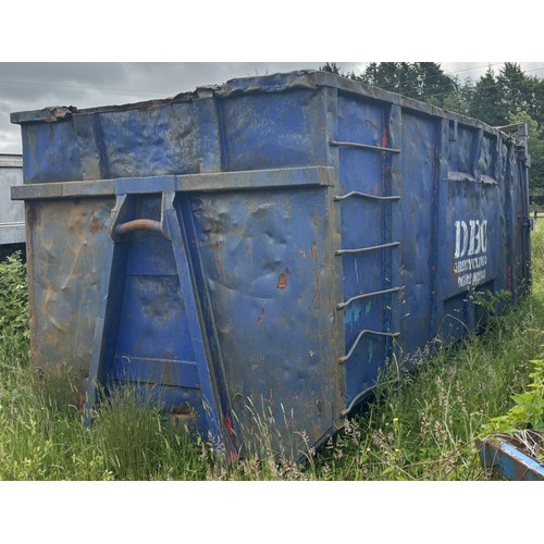 40 CUBIC YARD ROLL ON ROLL OFF OPEN SKIP LOT TO BE SOLD HAMMER PRICE ...