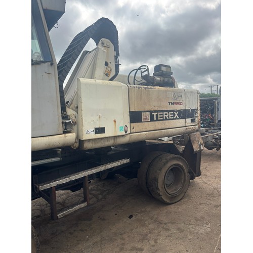 2008 TEREX SCRAP HANDLER WITH ATLAS GRAB LOT TO BE SOLD HAMMER PRICE