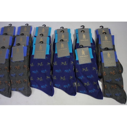 25 x NEW PAIRS SCOTT NICHOL LUXURY SOCKS