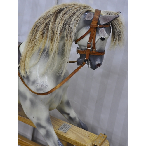 HADDON ROCKERS DAPPLE GREY ROCKING HORSE
