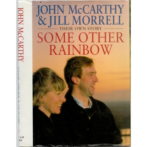 John Patrick McCarthy CBE and Jill Morrell signed book cover.