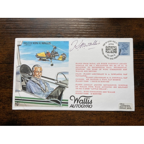 James Bond Little Nellie Gyro pilot Wg Cdr Ken Wallis signed on his own ...