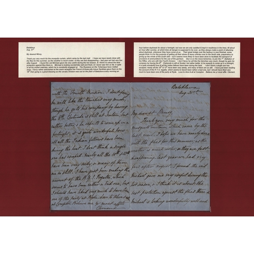 Captain Clement Walker Heneage V.C mounted signature piece includes ...