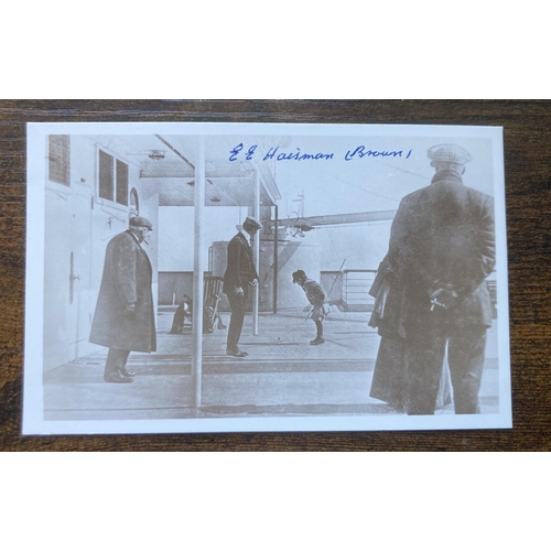 Titanic Survivor Edith Haisman signed 6 x 4 b/w repro postcard of ...