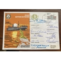 RAF Escaping Society Escape from Denmark cover signed by TEN members of ...