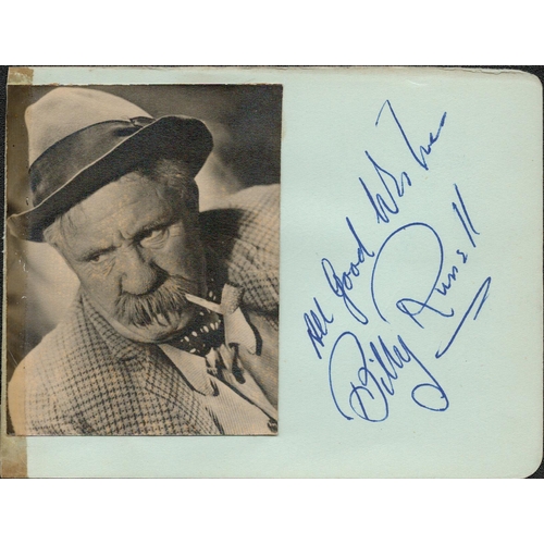 Charlie Chester and Billy Russell signed album page. Signed back to ...