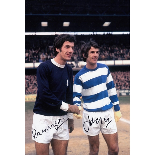 Autographed ROGER & IAN MORGAN 12 x 8 Photo : Col, depicting the MORGAN ...