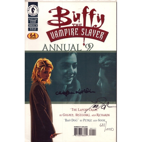 Christopher Golden and Tom Sniegoski signed Buffy: The Vampire Slayer ...