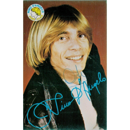 Nino D'Angelo signed promo colour photo 6x4 Inch Approx, Is an Italian ...