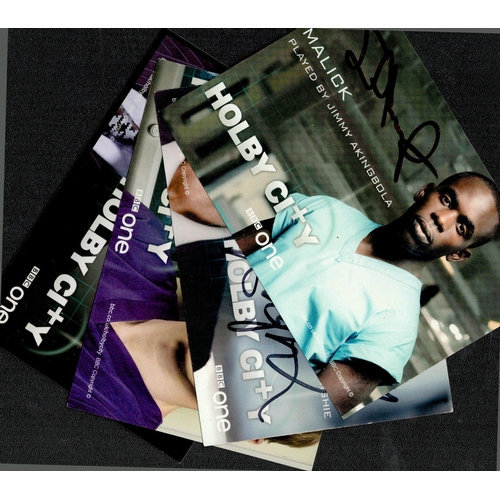 Holby City signed 6x4inch promo photo collection. Guy Henry, Adam ...