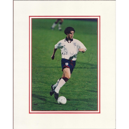 Jamie Redknapp signed colour photo playing for England, mounted and ...