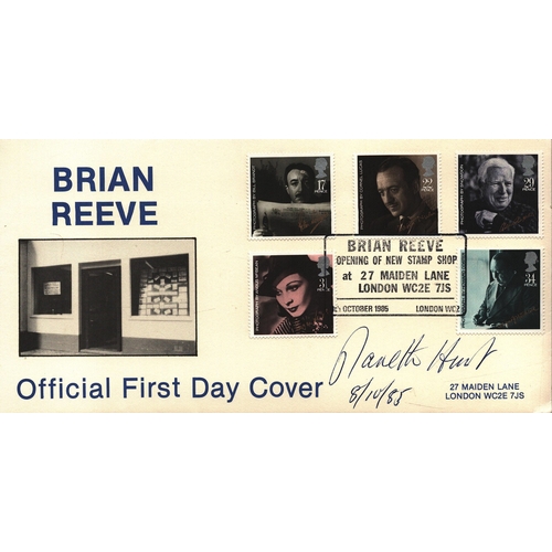 Gareth Hunt signed official FDC. Brian Reeve, five stamps plus single ...