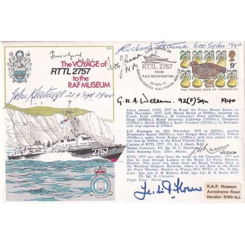 C52c The Voyage of RTTL 2757 to the RAF Museum Signed. 6 Battle of ...