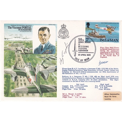 HA25a Portal of Hungerford cover signed Ray Grayston WW2 Raid veteran ...