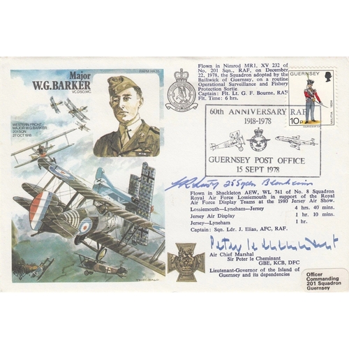 RARE WW2 Sqn Ldr K R Lusty Pilot Battle of Britain signed RAF cover. 15 ...