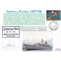 4RNCH90 Armilla Patrol 1997/98 HMS Coventry Double Signed. 26 De 97 ...