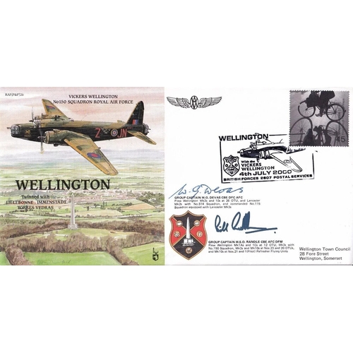 Wellington. Vickers Wellington Flown Signed W Devas, W S O Randle WW11 ...