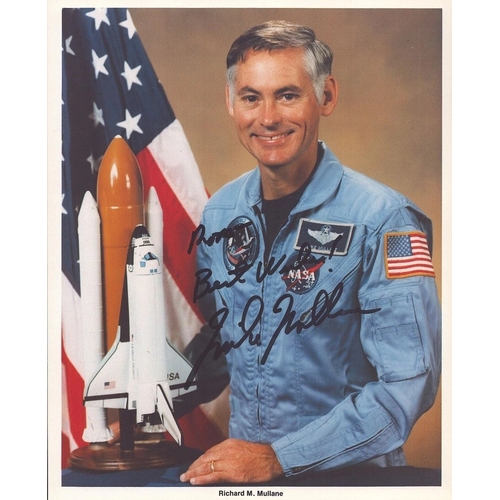 Astronaut Richard M. Mullane signed NASA 10x8 inch colour photo ...