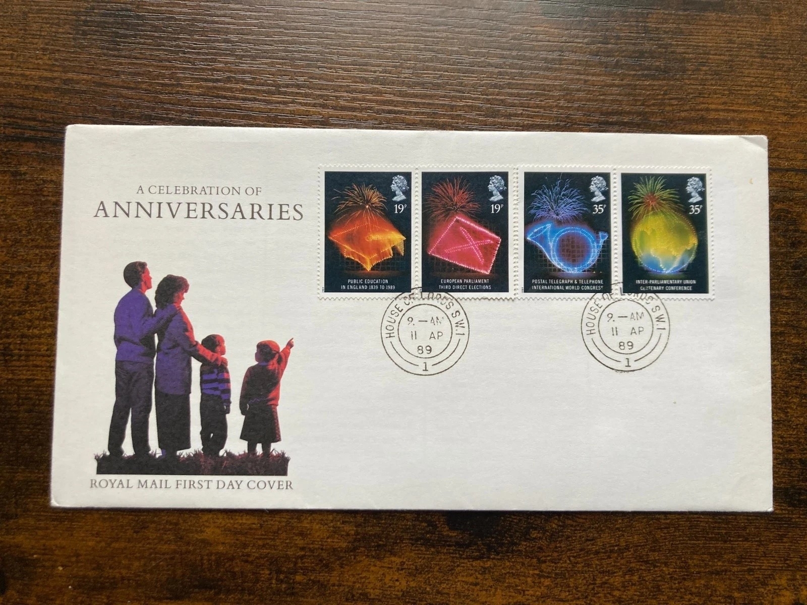 1989 Anniversaries FDC rare House of Lords SW CDS postmark Cat £25 ...