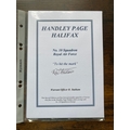 WW2 RAF W/O R Statham 10 Sqn signed Handley Page Halifax bomber ...