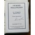 WW2 RAF W/O POW David Fraser 115 sqn signed Vickers Wellington Bomber ...