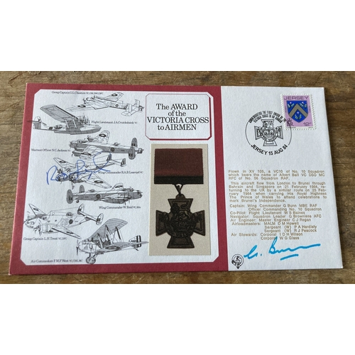 RAF The Award of the Victoria Cross to Airmen signed Wg Cdr G Bunn MBE ...