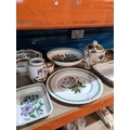 Quantity of Portmeirion, Botanic Garden tableware including a Cheese Bell and 4 graduated bowls