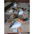 Set of 4 Beswick flying duck wall plaques