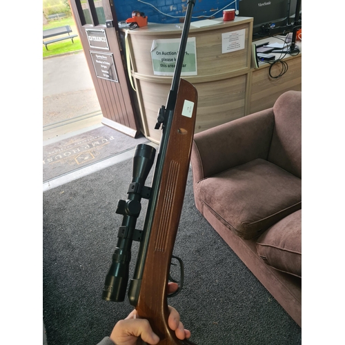 Kral Magnum Turkish made air rifle, with BSA Scope
