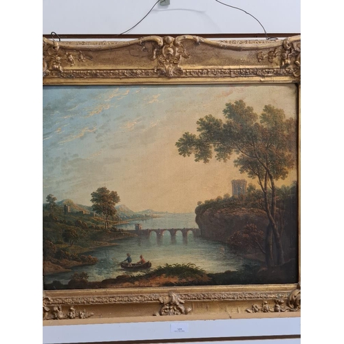 Follower of Richard Wilson, a pair of 19th century oils on canvas ...