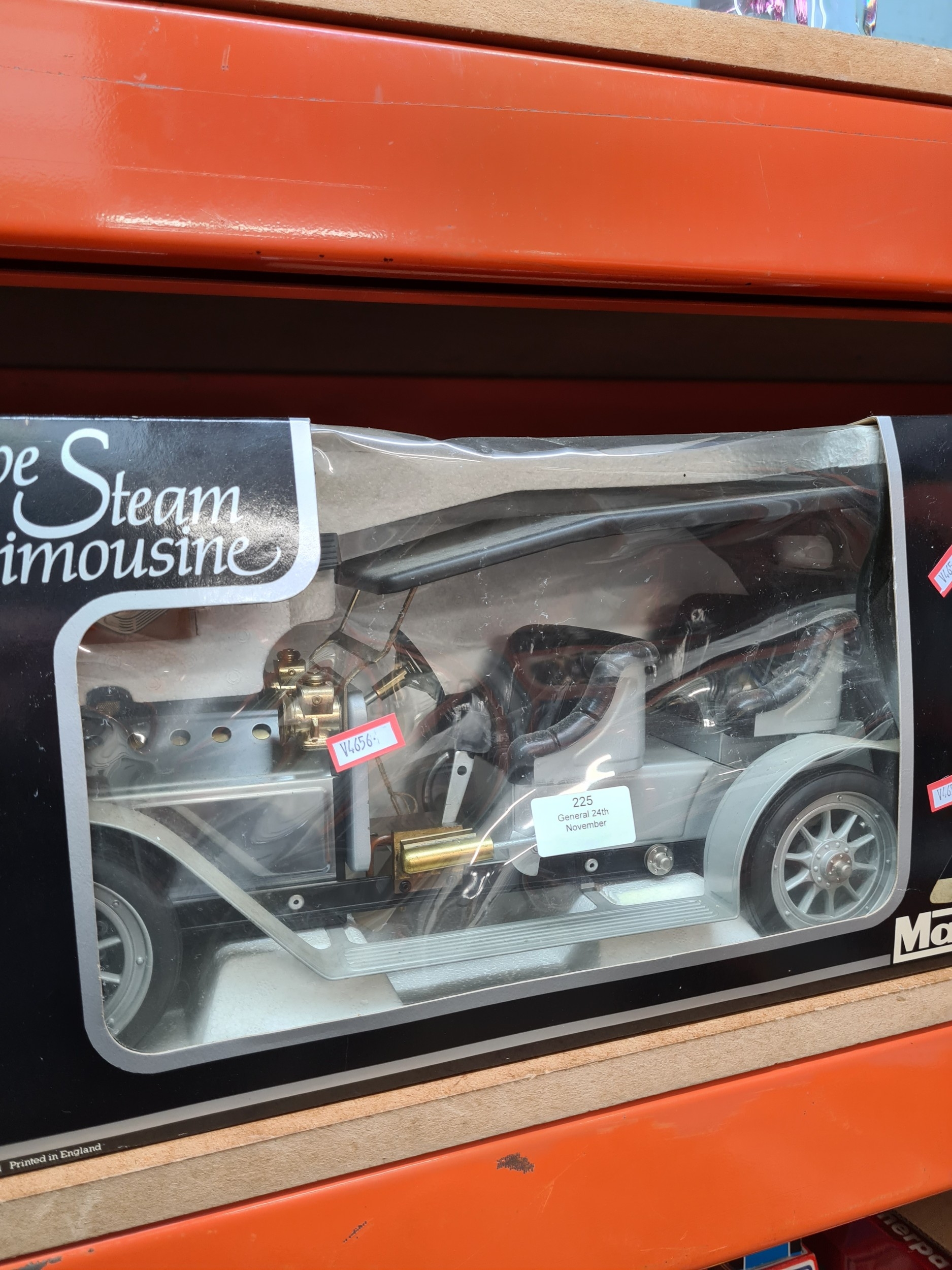 A Mamod Live Steam Limousine, boxed