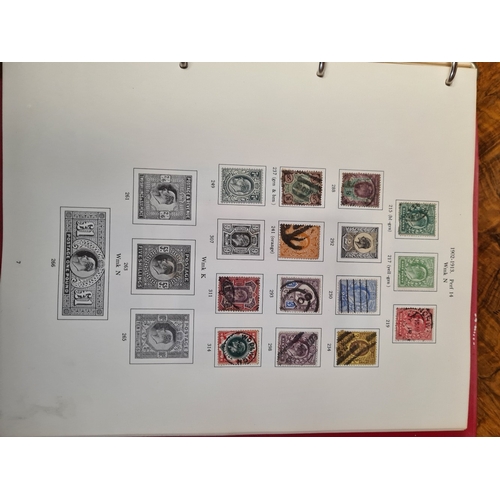Great Britain, stamp collection in SG album from 1840 to 1970. A solid ...