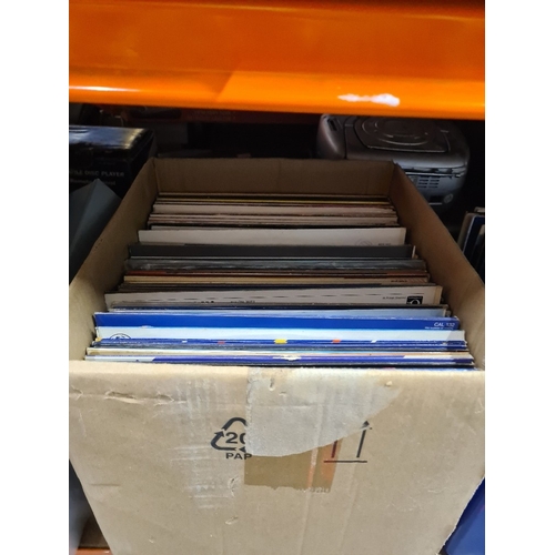 4 Boxes of mixed vinyl LPs and similar