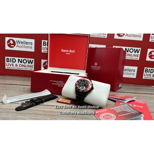 SWISS MILITARY HANOWA 05534213007SET AUTOMATIC GENTS BRACELET WATCH ...