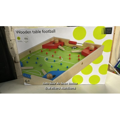 JOHN LEWIS TABLE FOOTBALL / APPEARS NEW / G77